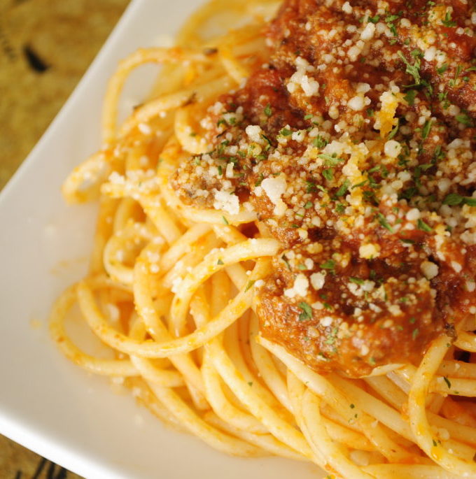 Real Pasta Bolognese (Italian Meat Sauce) the way grandma used to make it.